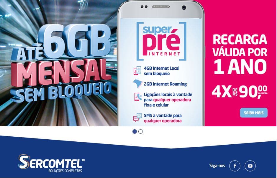 Telefone Sercomtel