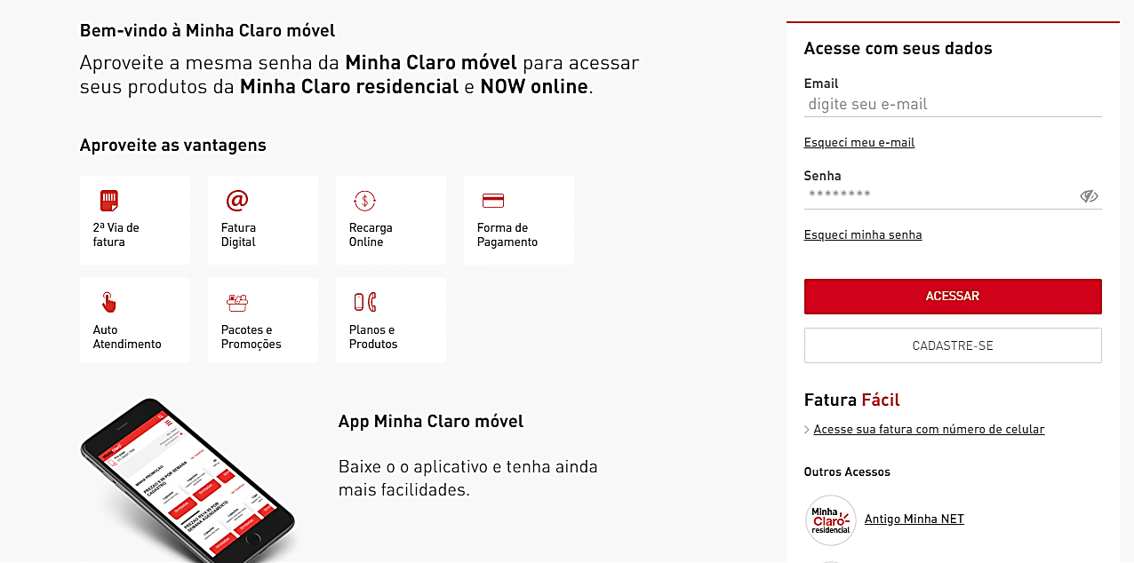 Como gerar 2ª via do Boleto da Claro